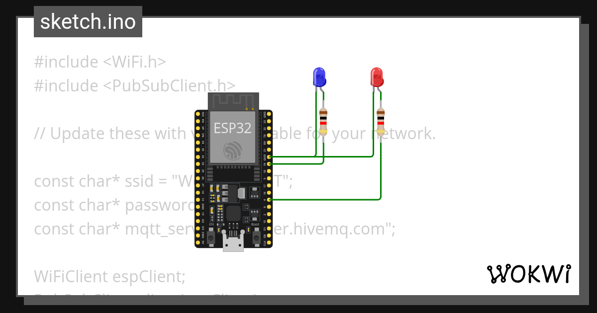 Wokwi - Online ESP32, STM32, Arduino Simulator