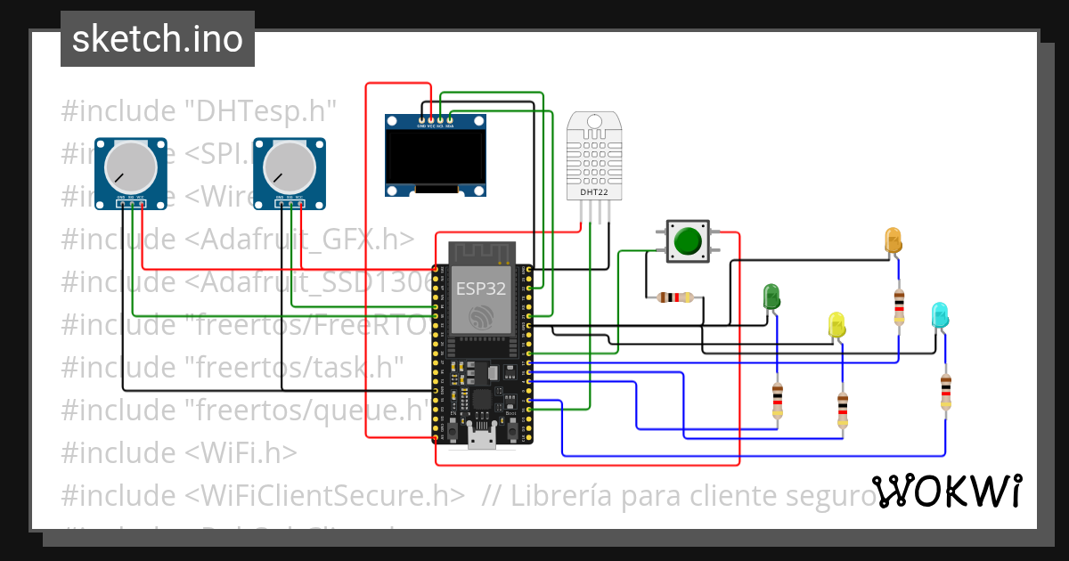 LAB5 temperatura - Wokwi ESP32, STM32, Arduino Simulator