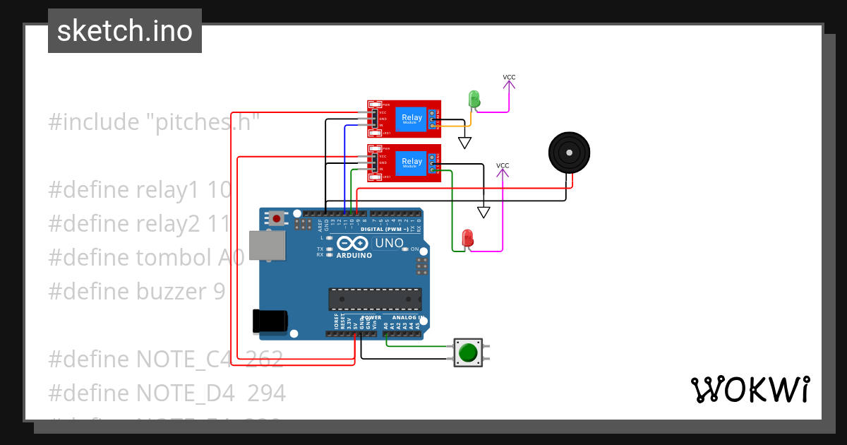 relay 1 - Wokwi ESP32, STM32, Arduino Simulator