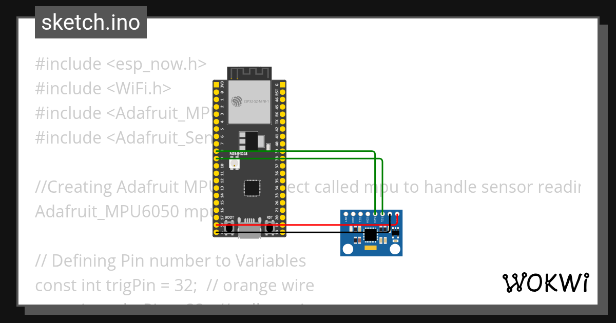 MASTER BOARD ESP NOW - Wokwi ESP32, STM32, Arduino Simulator