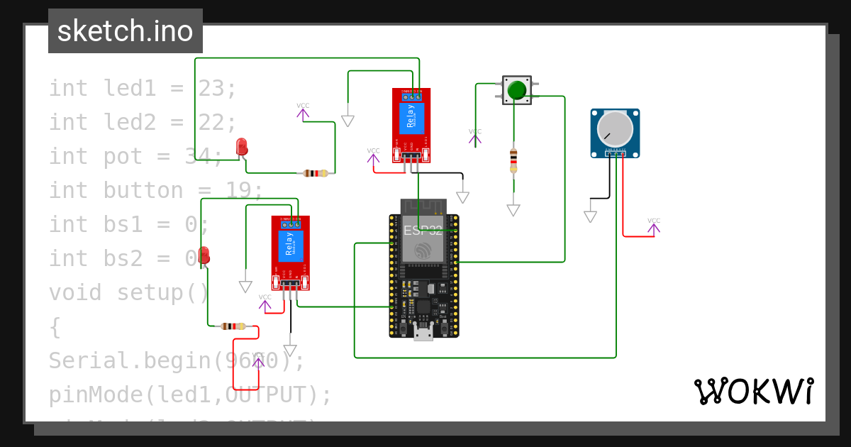 Input Controlling Wokwi Esp32 Stm32 Arduino Simulator 0960