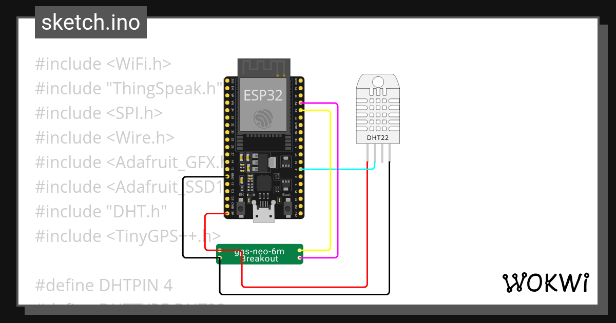 Titik 2 - Webgis - Wokwi ESP32, STM32, Arduino Simulator