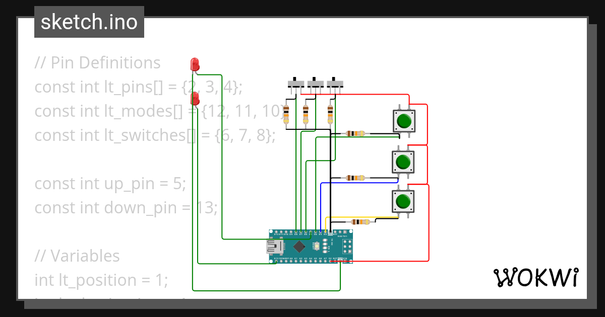 lift control - Wokwi ESP32, STM32, Arduino Simulator