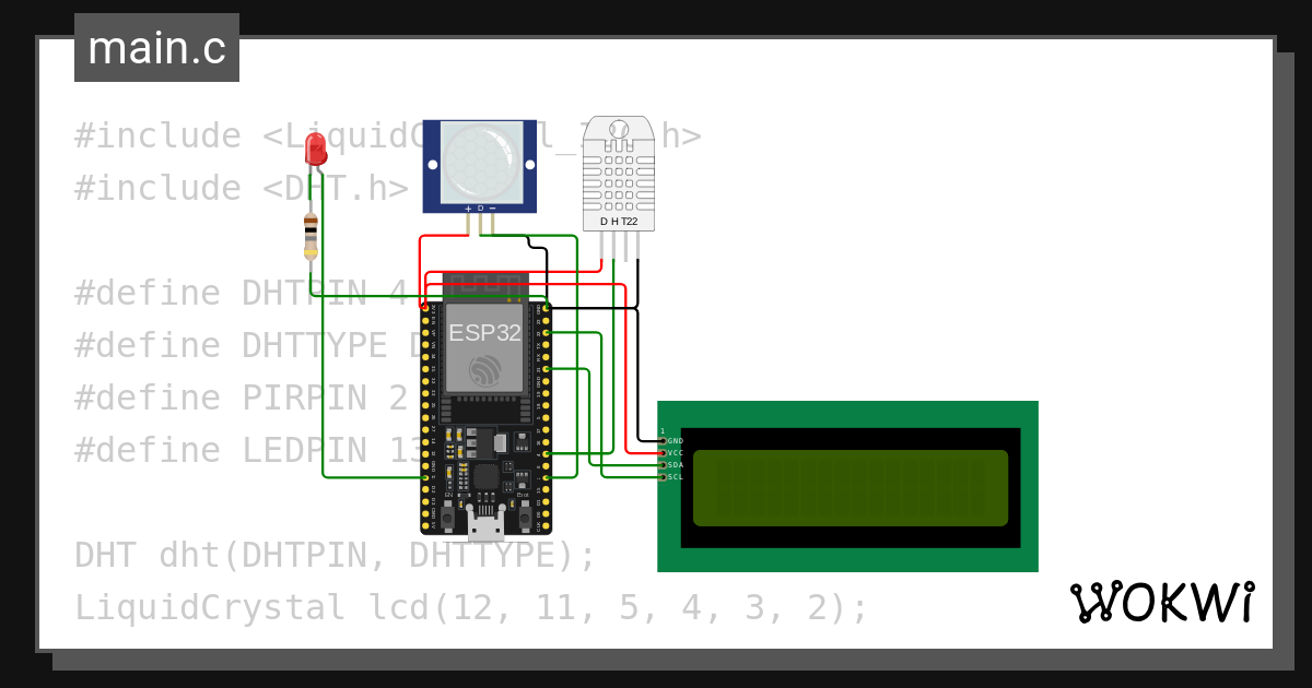 Temphumid Wokwi Esp32 Stm32 Arduino Simulator