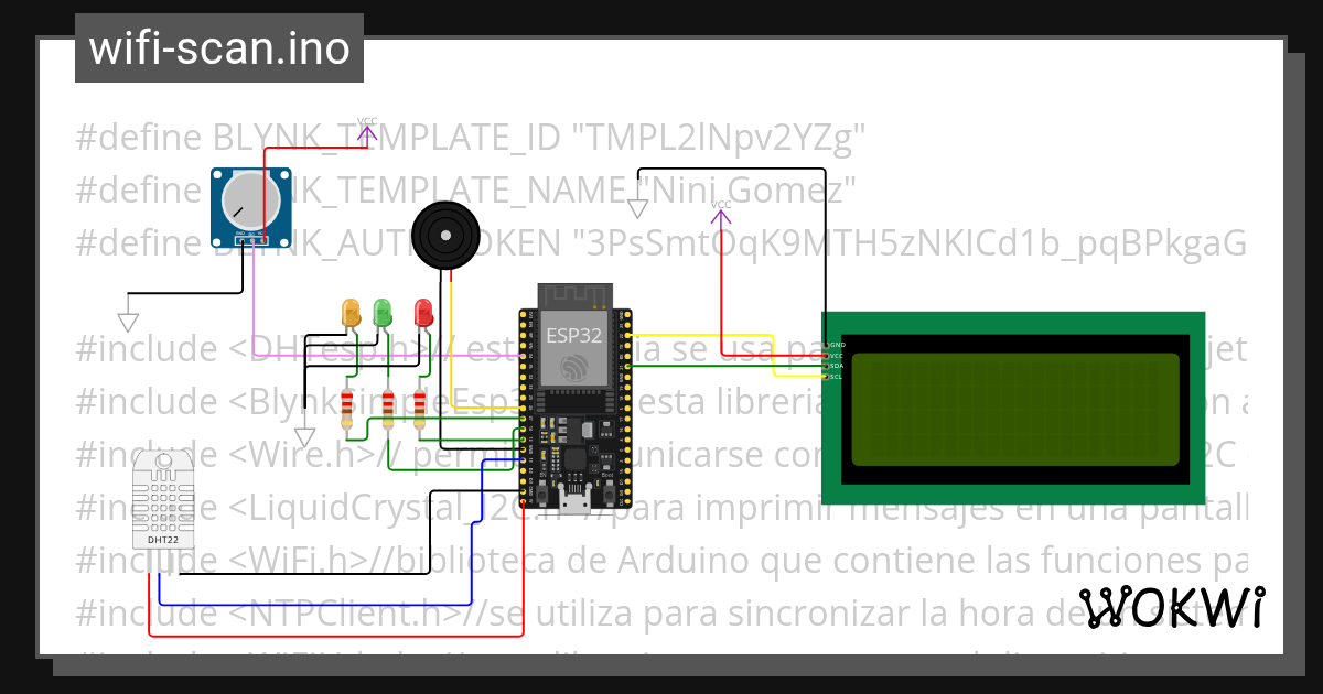 Monitor de Calidad de aire Nini 2025 - Wokwi ESP32, STM32, Arduino Simulator