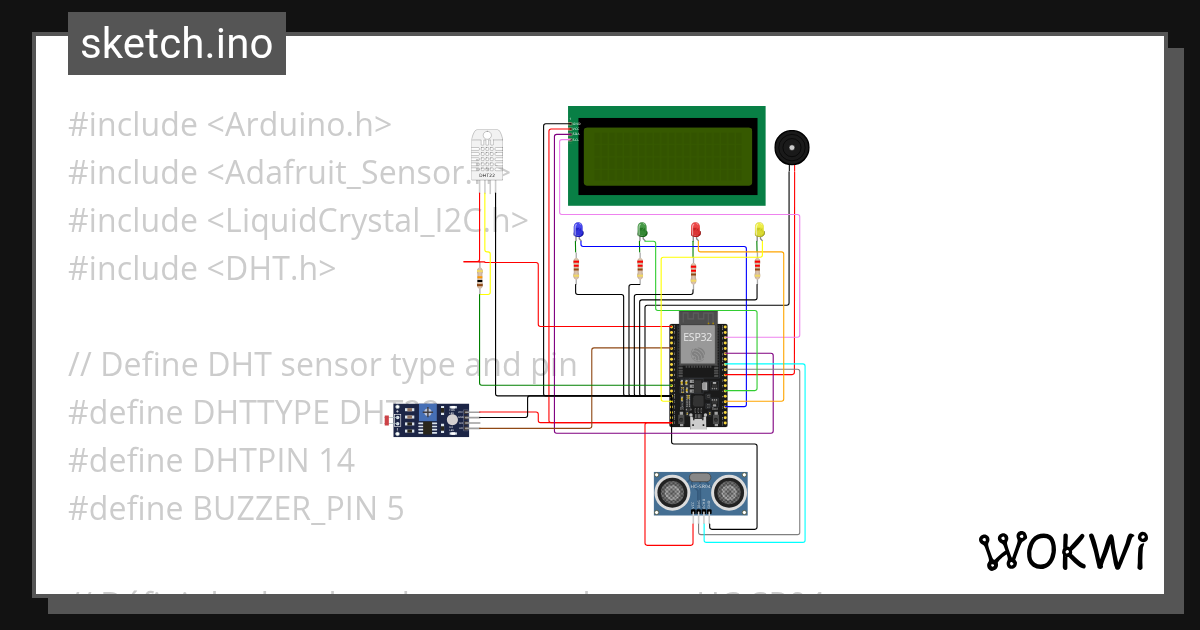 road - Wokwi ESP32, STM32, Arduino Simulator