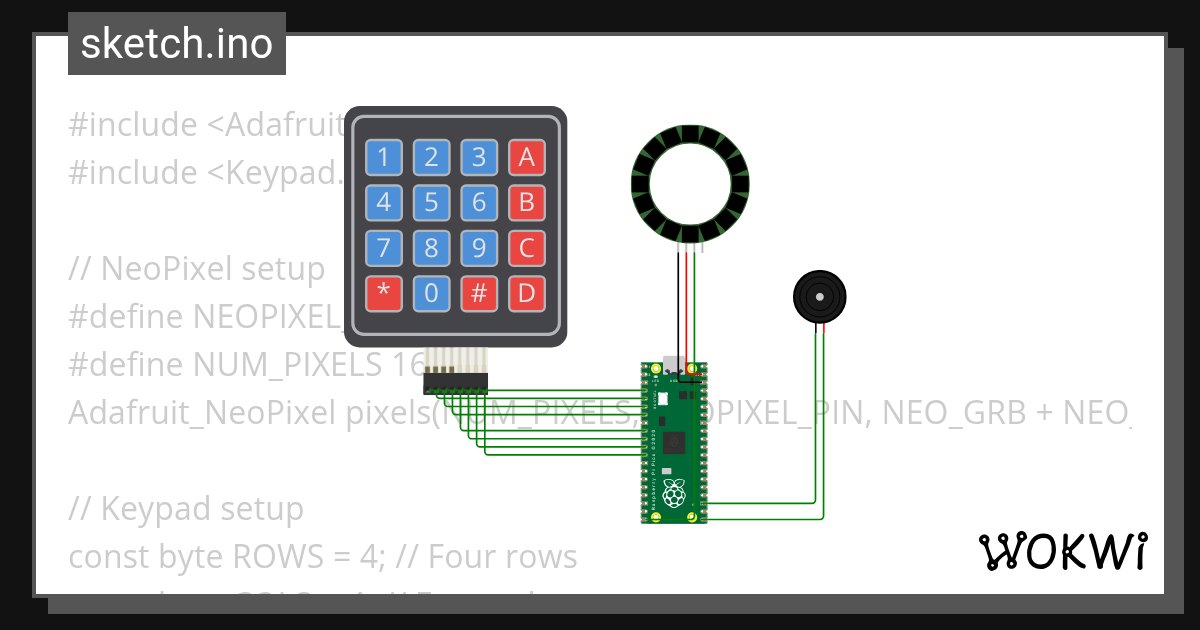 desk buddy. - Wokwi ESP32, STM32, Arduino Simulator