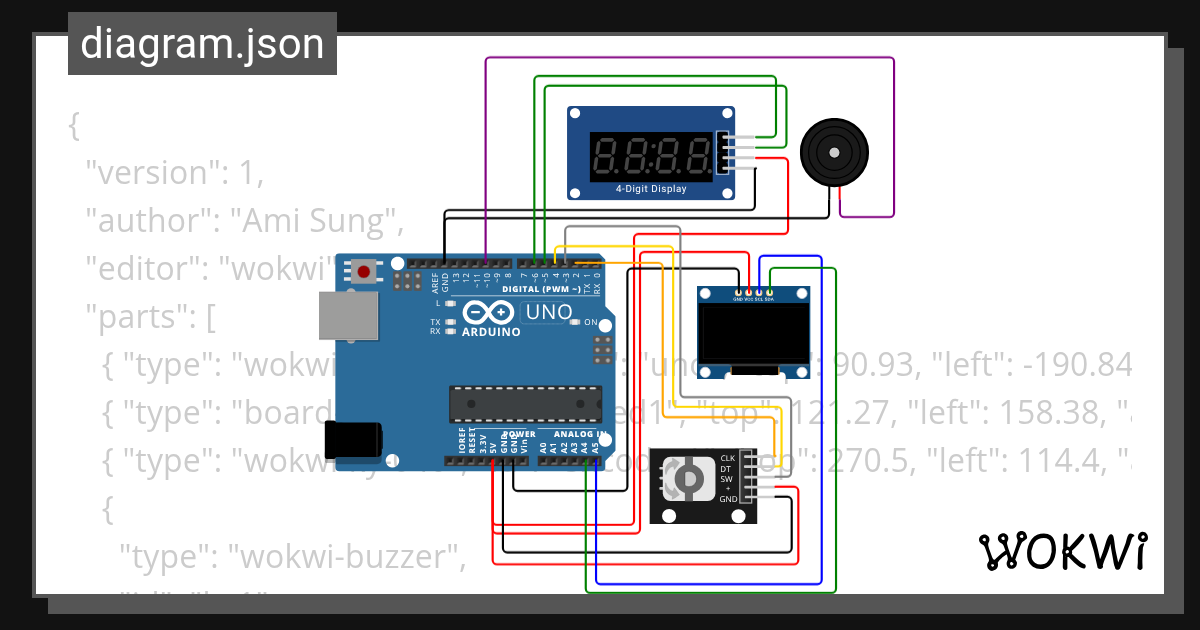 Dino project - Wokwi ESP32, STM32, Arduino Simulator