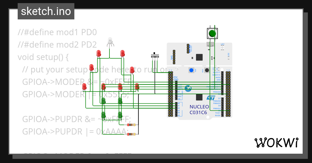 Wokwi - Online ESP32, STM32, Arduino Simulator