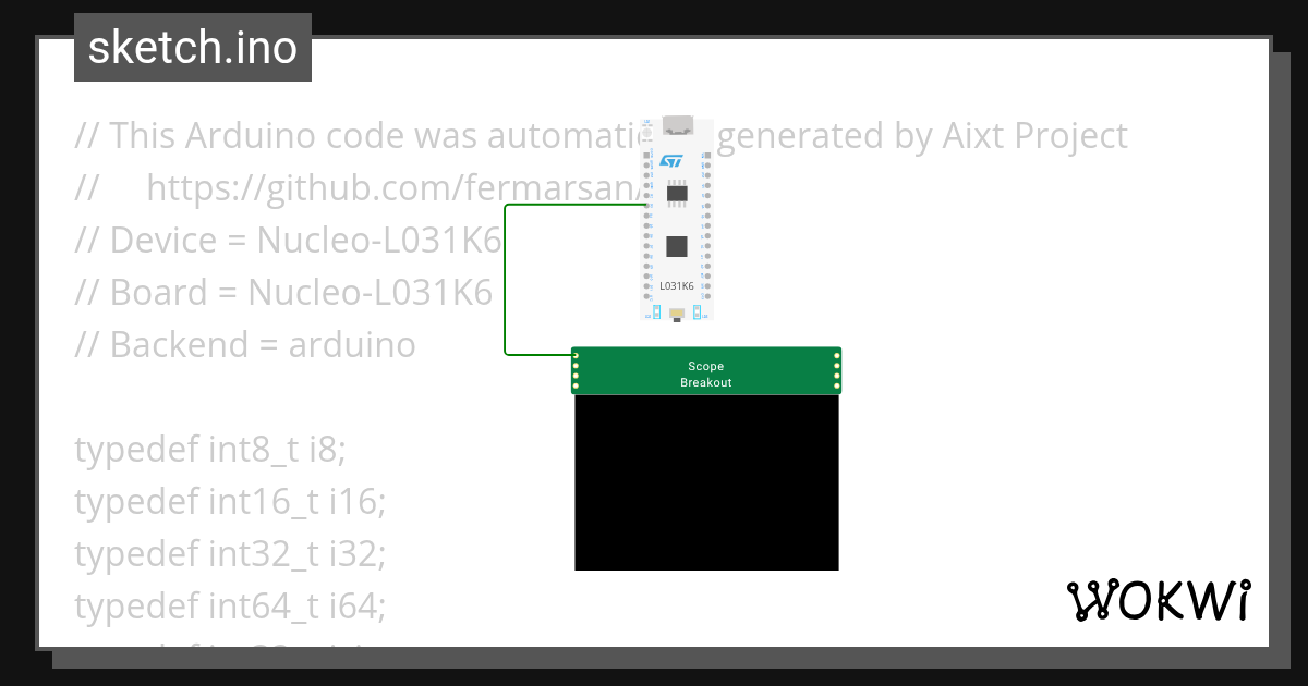 Wokwi - Online ESP32, STM32, Arduino Simulator