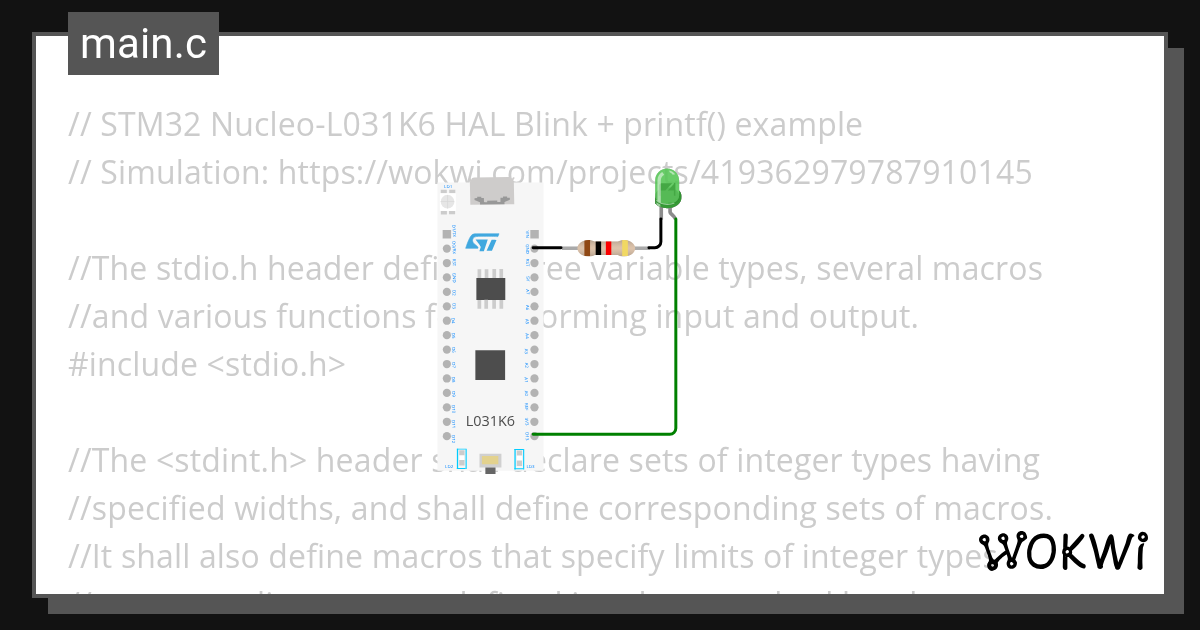 Wokwi - Online ESP32, STM32, Arduino Simulator