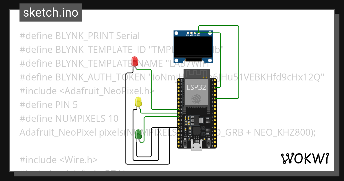 LAB8 - Wokwi ESP32, STM32, Arduino Simulator