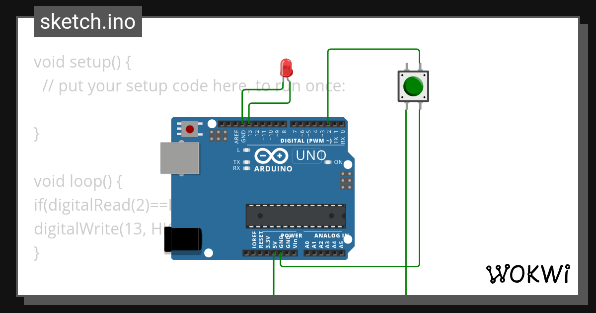 Ismail Led Wokwi Esp32 Stm32 Arduino Simulator 