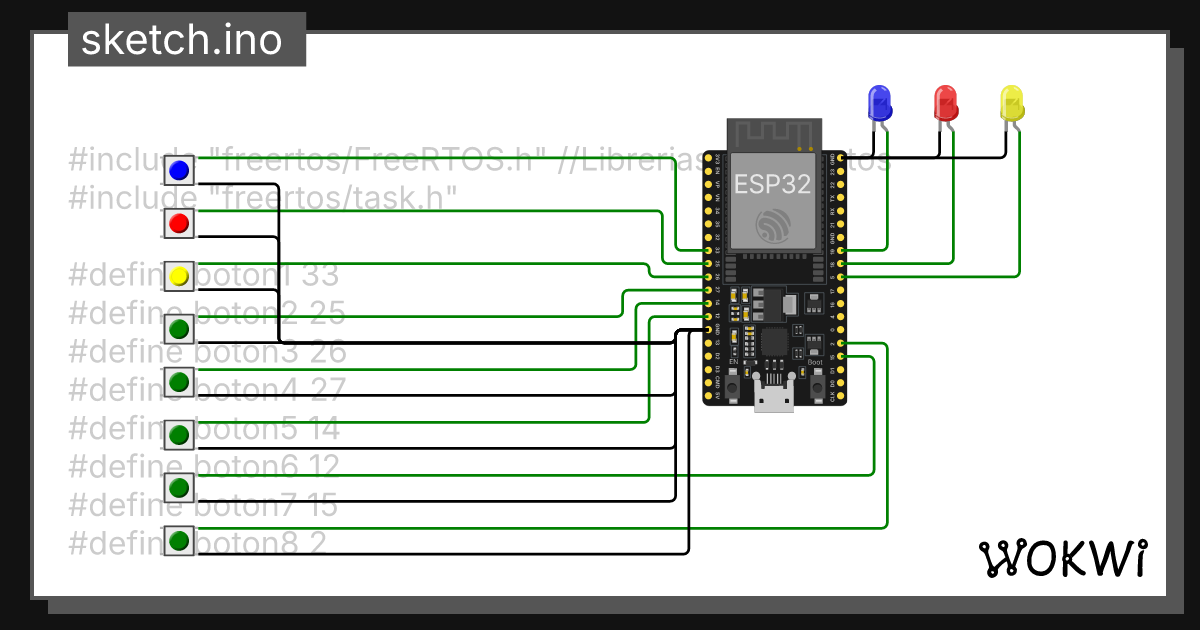 Wokwi - Online ESP32, STM32, Arduino Simulator