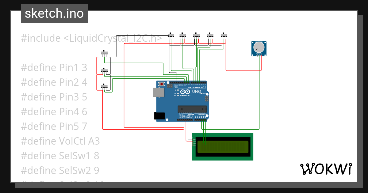 Rotary_Switch_Decoding - Wokwi ESP32, STM32, Arduino Simulator