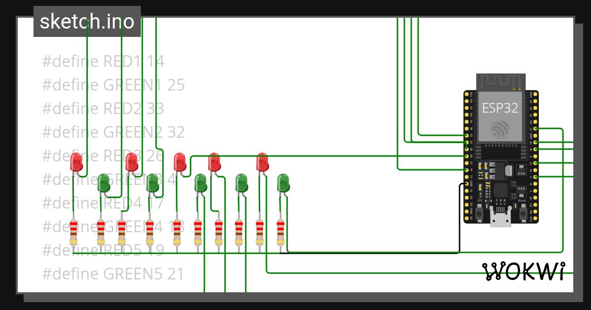 MANANSALA SEQ 4 - Wokwi ESP32, STM32, Arduino Simulator