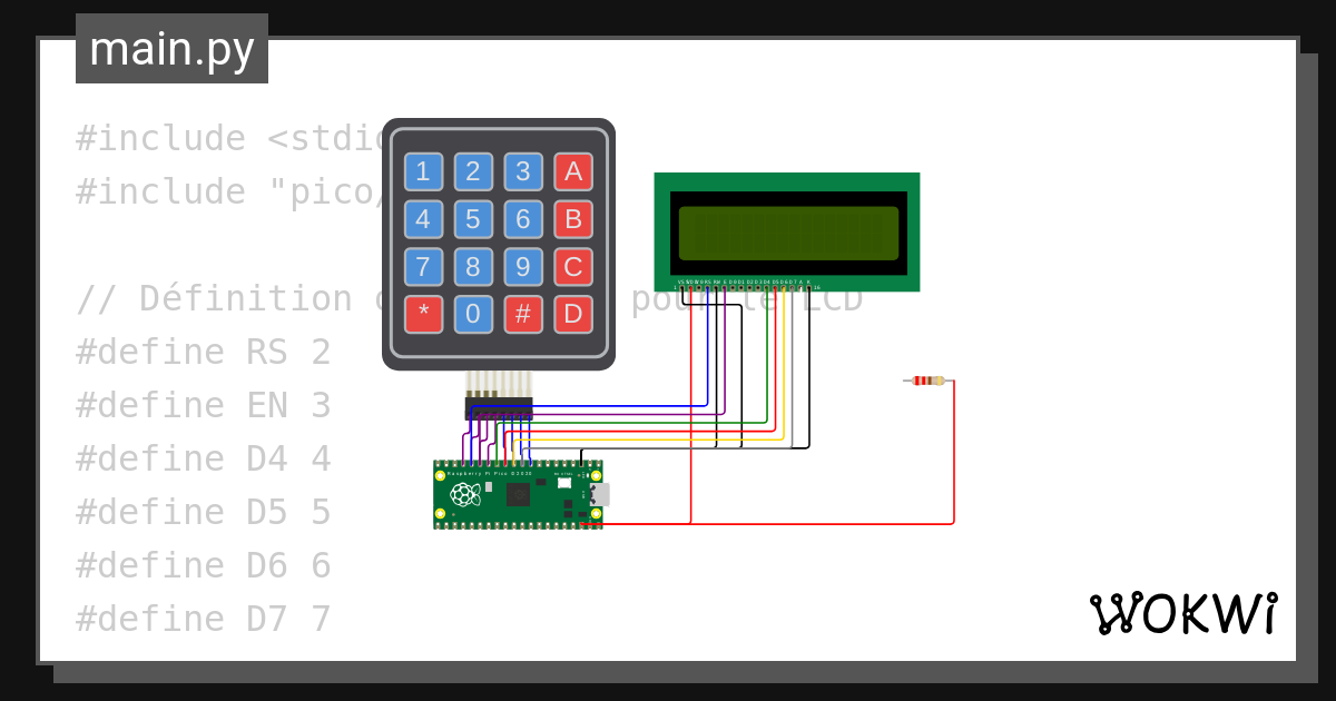 Micropython Pio Keypad Copy Wokwi Esp32 Stm32 Arduino Simulator 0746