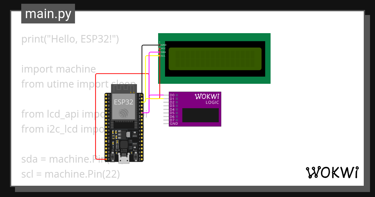 LAB 4 PART A1 - Wokwi ESP32, STM32, Arduino Simulator LAB 4 PART A1 - Wokwi ESP32, STM32, Arduino Simulator
