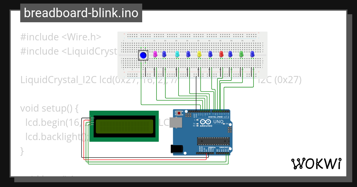 -proj16 Lcd -AI by Thanasinstr - Wokwi ESP32, STM32, Arduino Simulator