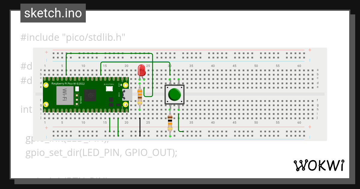 Botao_LED - Wokwi ESP32, STM32, Arduino Simulator Botao_LED - Wokwi ESP32, STM32, Arduino Simulator