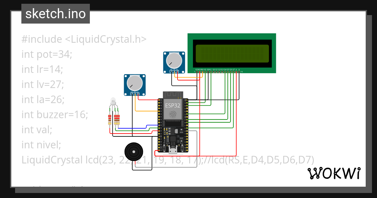 Nivel_Tanque - Wokwi ESP32, STM32, Arduino Simulator
