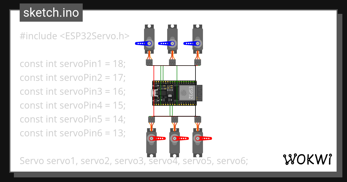 UAS SERVO JARKOM - Wokwi ESP32, STM32, Arduino Simulator