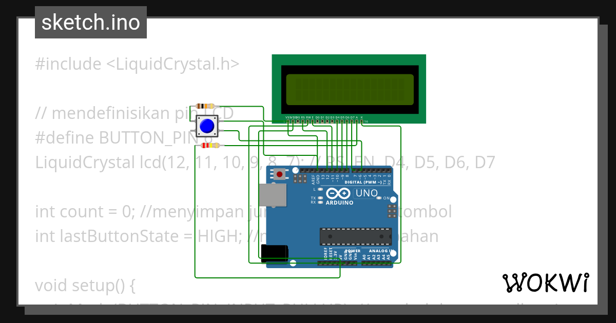 2412110087_Tsabita Nur Azmi Atiantoro (penghitung Kacang) - Wokwi ESP32, STM32, Arduino Simulator