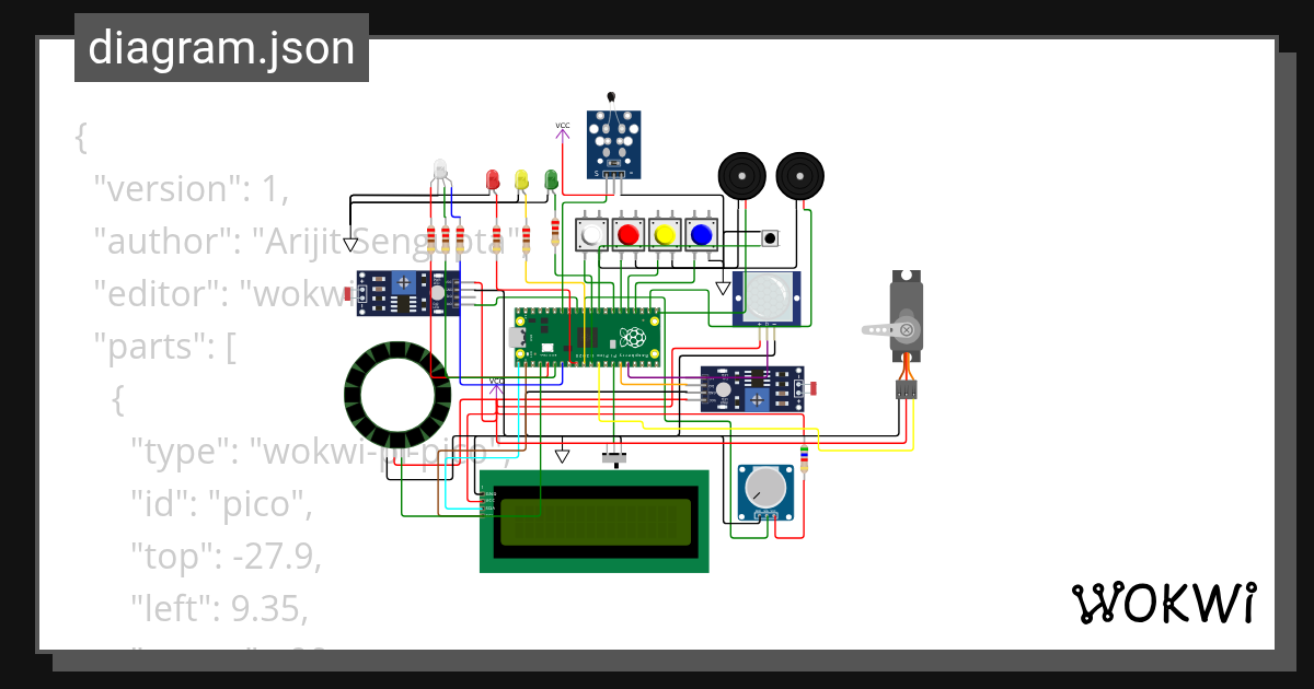 PicoLibrary Demo - Wokwi ESP32, STM32, Arduino Simulator