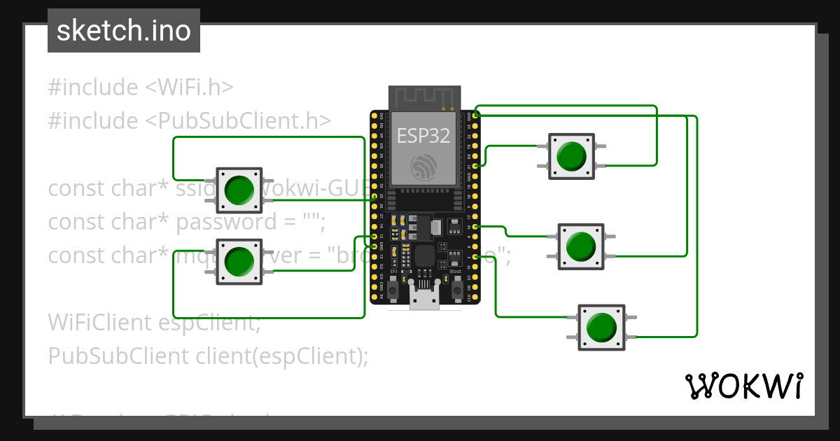 T - Wokwi ESP32, STM32, Arduino Simulator