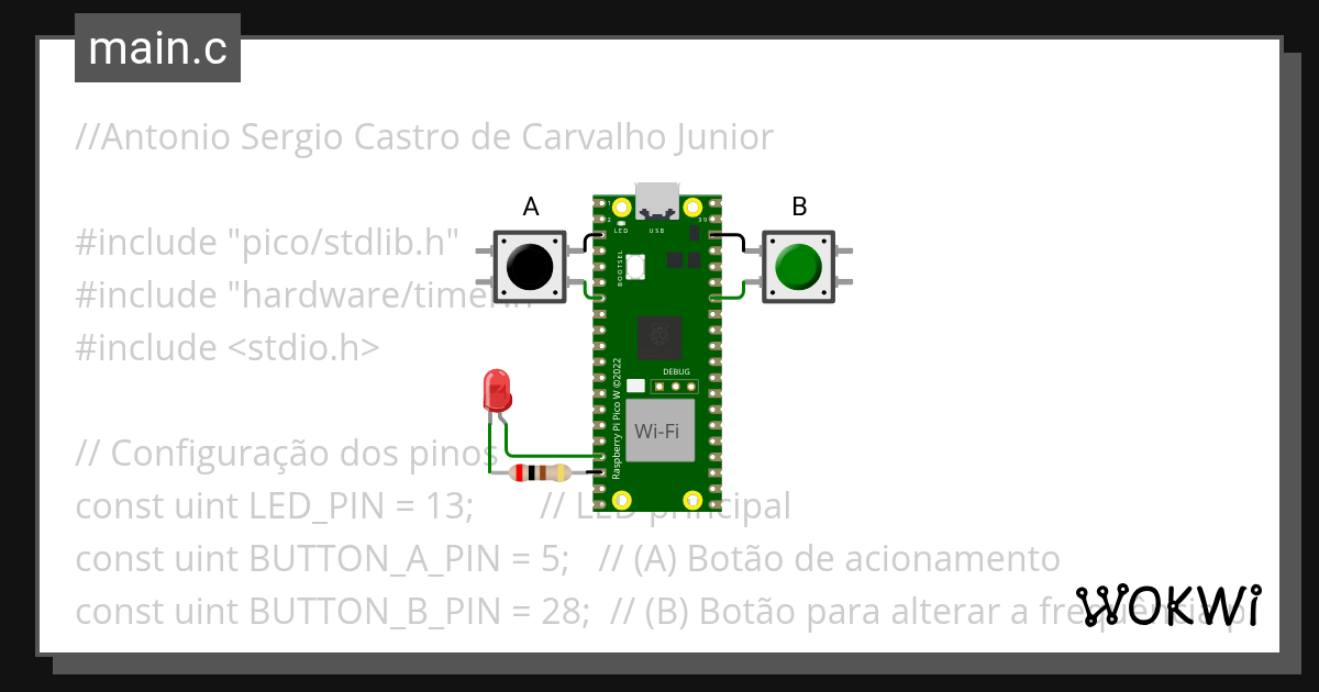 Wokwi - Online ESP32, STM32, Arduino Simulator