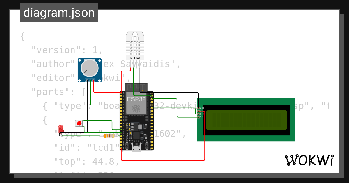 Temp Clock Wokwi Esp32 Stm32 Arduino Simulator 8865