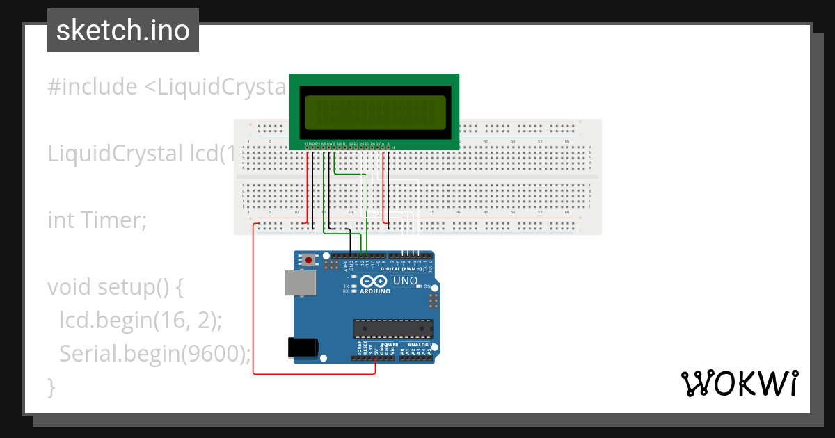 lcd timer - Wokwi ESP32, STM32, Arduino Simulator lcd timer - Wokwi ESP32, STM32, Arduino Simulator