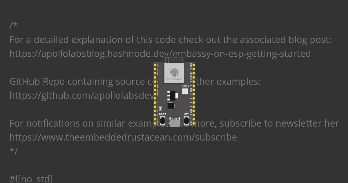 Rust on Wokwi - Online ESP32, STM32, Arduino Simulator