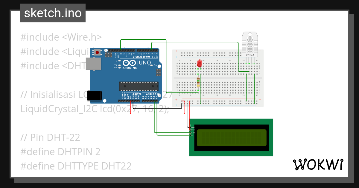 suhu_lcd - Wokwi ESP32, STM32, Arduino Simulator