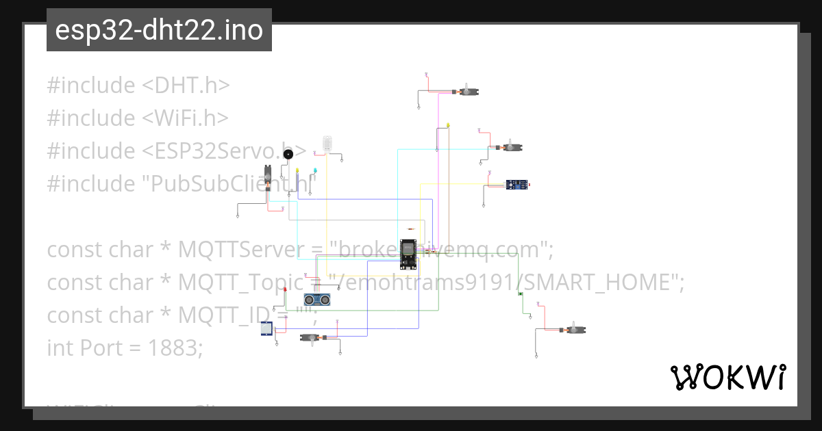 Smart Home Project Copy - Wokwi ESP32, STM32, Arduino Simulator