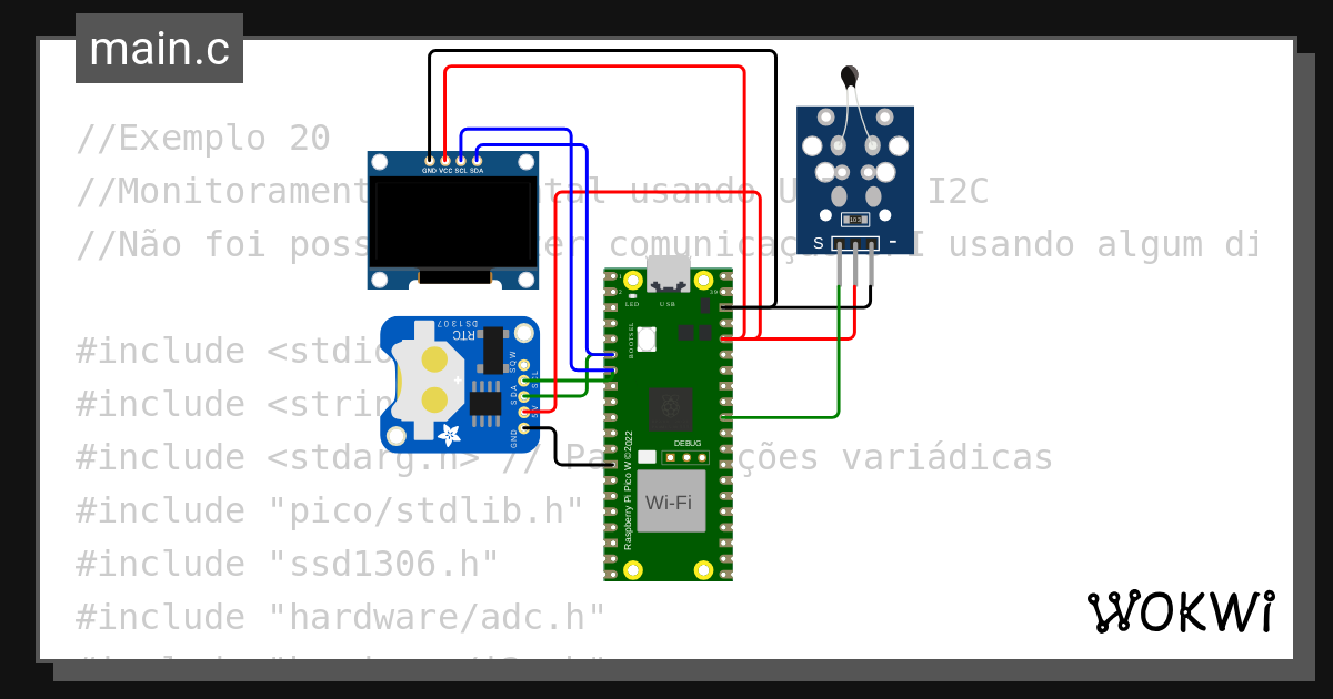 Exemplo 20monitoramento Ambientalusando Uart E I2c Wokwi Esp32 Stm32 Arduino Simulator 6639