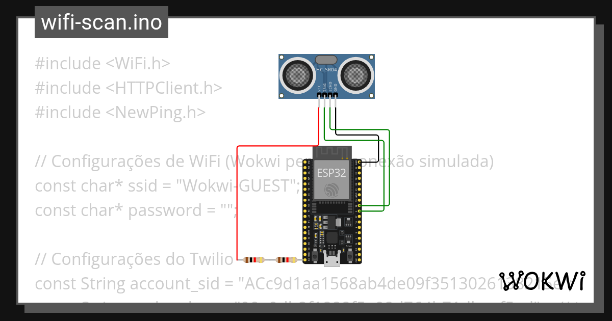 Sensor Movimento V1 Wokwi Esp32 Stm32 Arduino Simulator