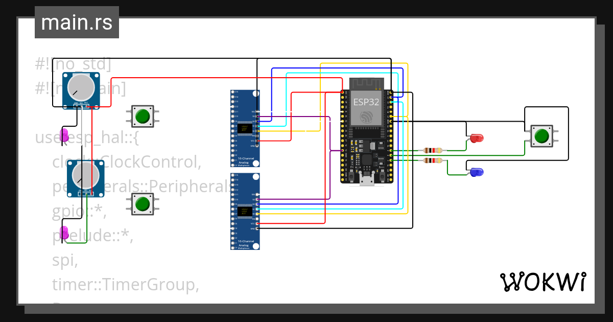 Wokwi - Online ESP32, STM32, Arduino Simulator