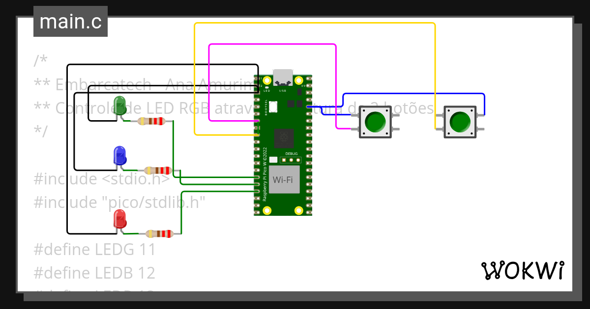 Atividade 2.3 - Wokwi ESP32, STM32, Arduino Simulator