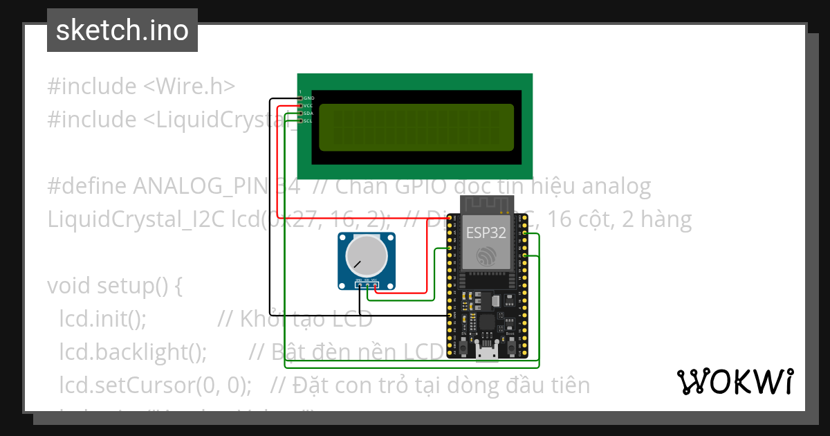 Wokwi - Online ESP32, STM32, Arduino Simulator