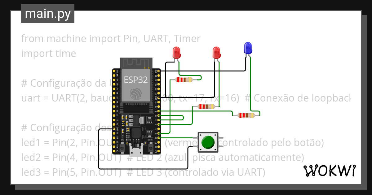 Wokwi - Online ESP32, STM32, Arduino Simulator