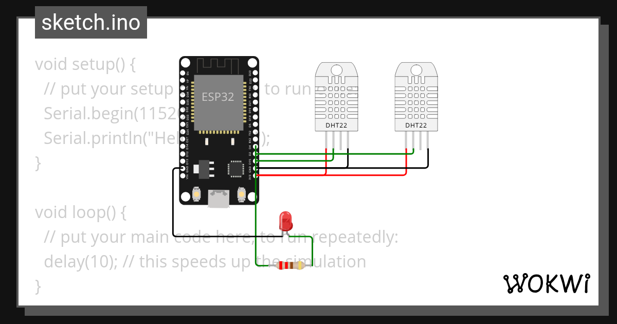 Wokwi - Online ESP32, STM32, Arduino Simulator