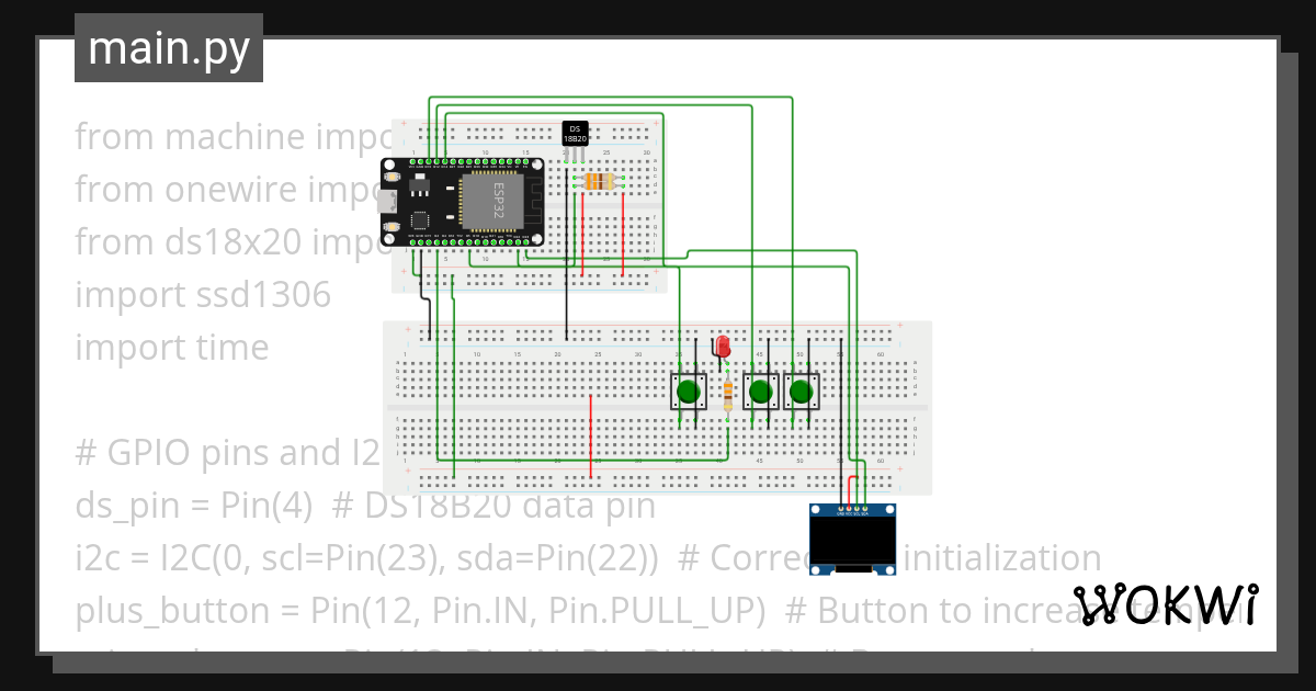 ESP32 Evaluatie P1-3 3e Poging - Wokwi ESP32, STM32, Arduino Simulator