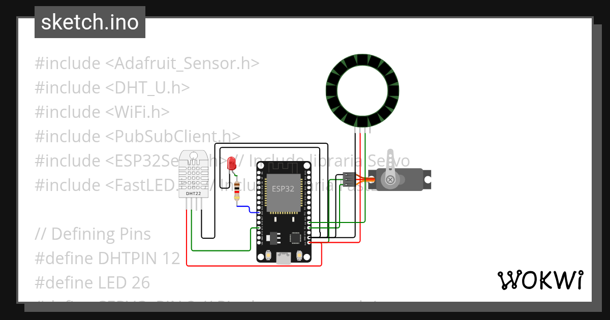 ESP32MQTT Proiect - Wokwi ESP32, STM32, Arduino Simulator