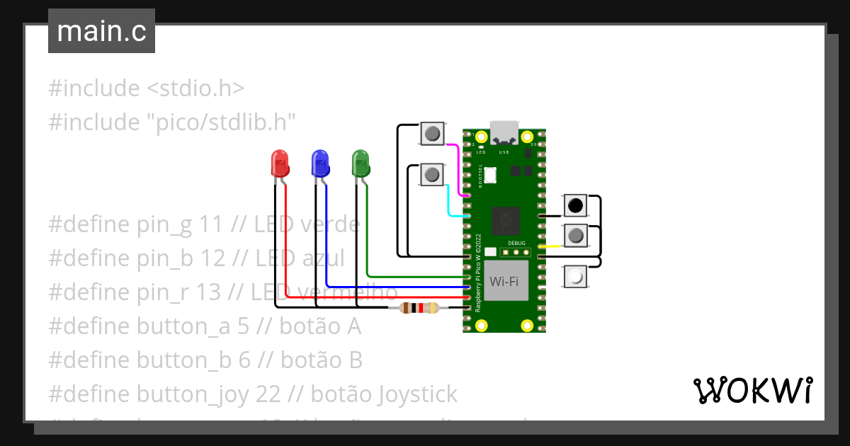 Cores Secundárias - Wokwi ESP32, STM32, Arduino Simulator