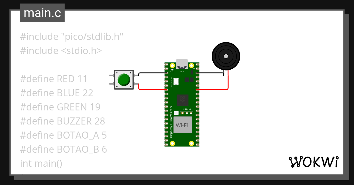 Buzzer Wokwi Esp32 Stm32 Arduino Simulator 6683