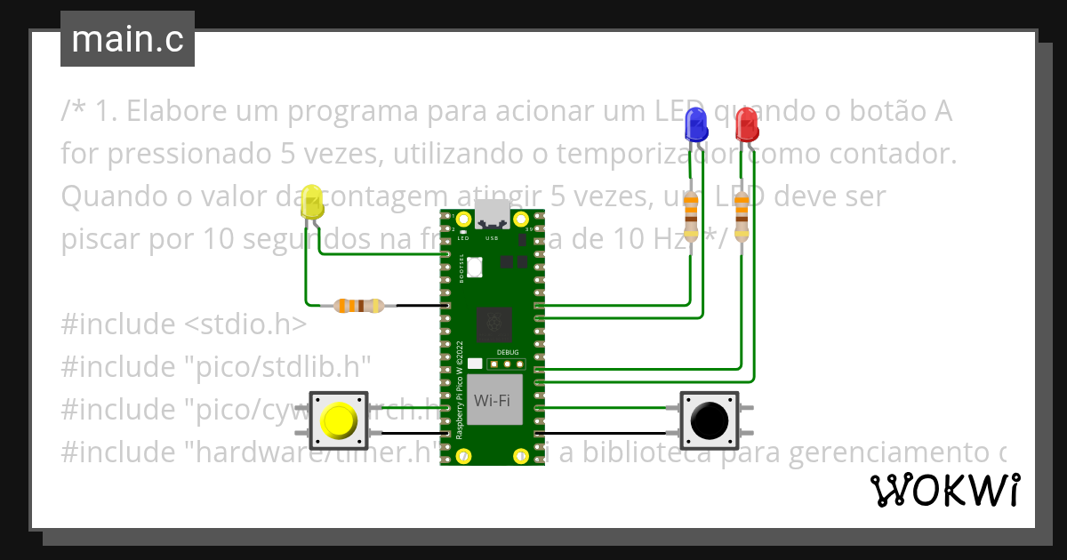 U4tarefa2 Wokwi Esp32 Stm32 Arduino Simulator 