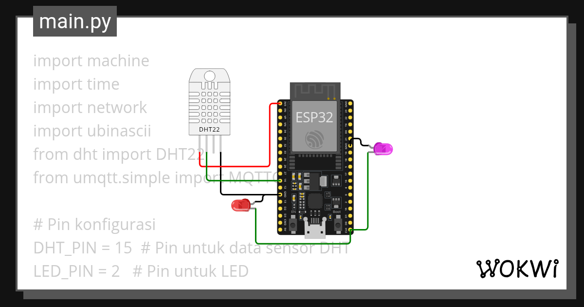 nyoba 2 - Wokwi ESP32, STM32, Arduino Simulator