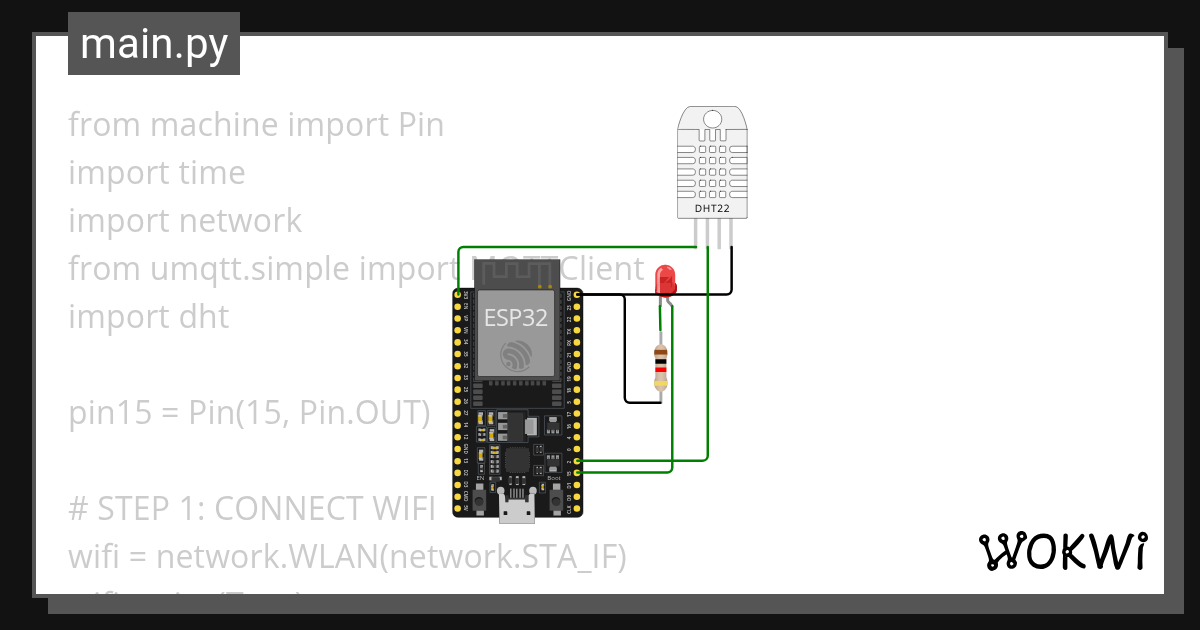HSC 062 - DUA SEKAWAN - Wokwi ESP32, STM32, Arduino Simulator