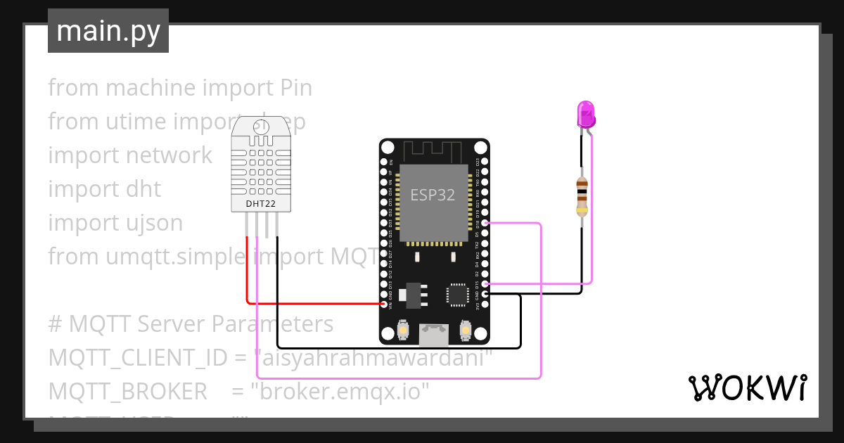 Micropython Mqtt Copy Wokwi Esp32 Stm32 Arduino Simulator 7510